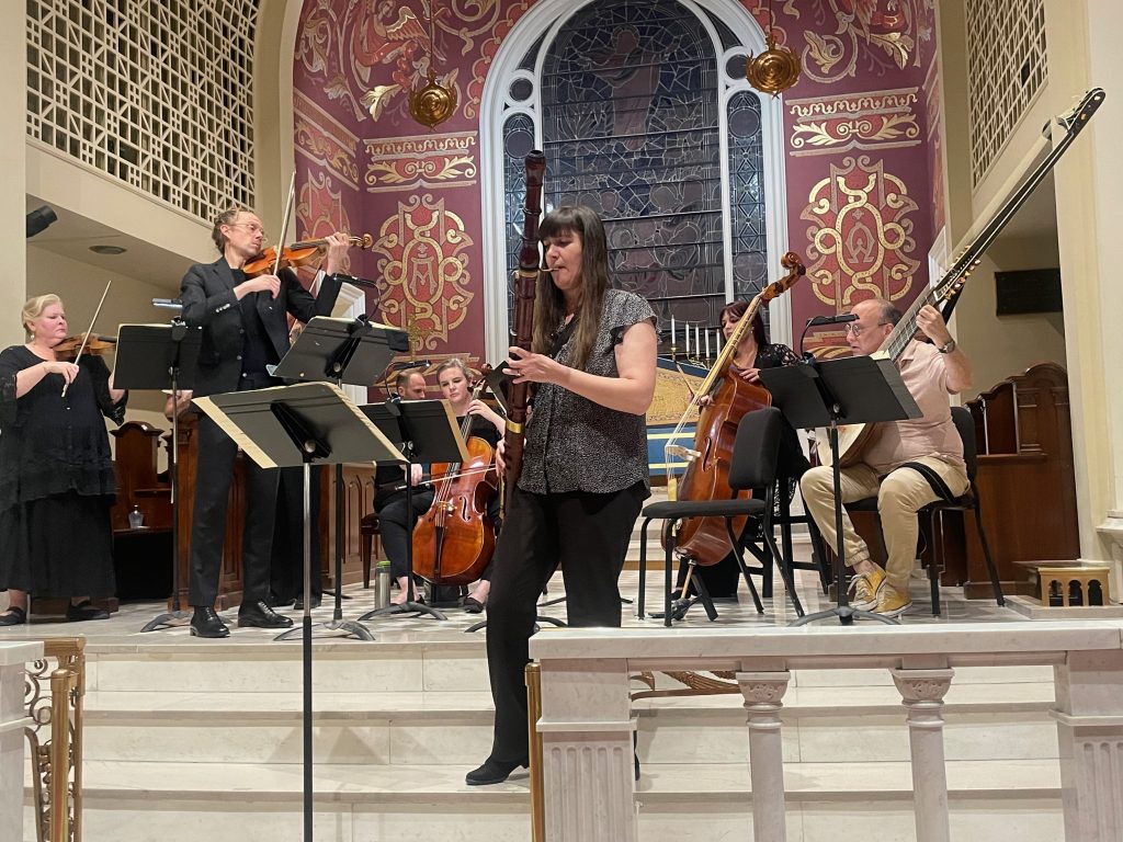 Anne Acker harpsichord with Atlanta Baroque - Anne's Harpsichords